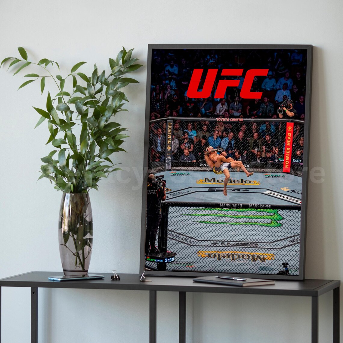 UFC Action Poster | Ultimate Fighting Championship Wall Art | Sports ...