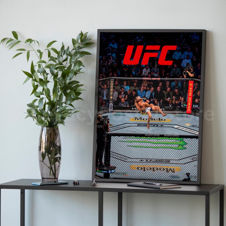 UFC Action Poster | Ultimate Fighting Championship Wall Art | Sports ...