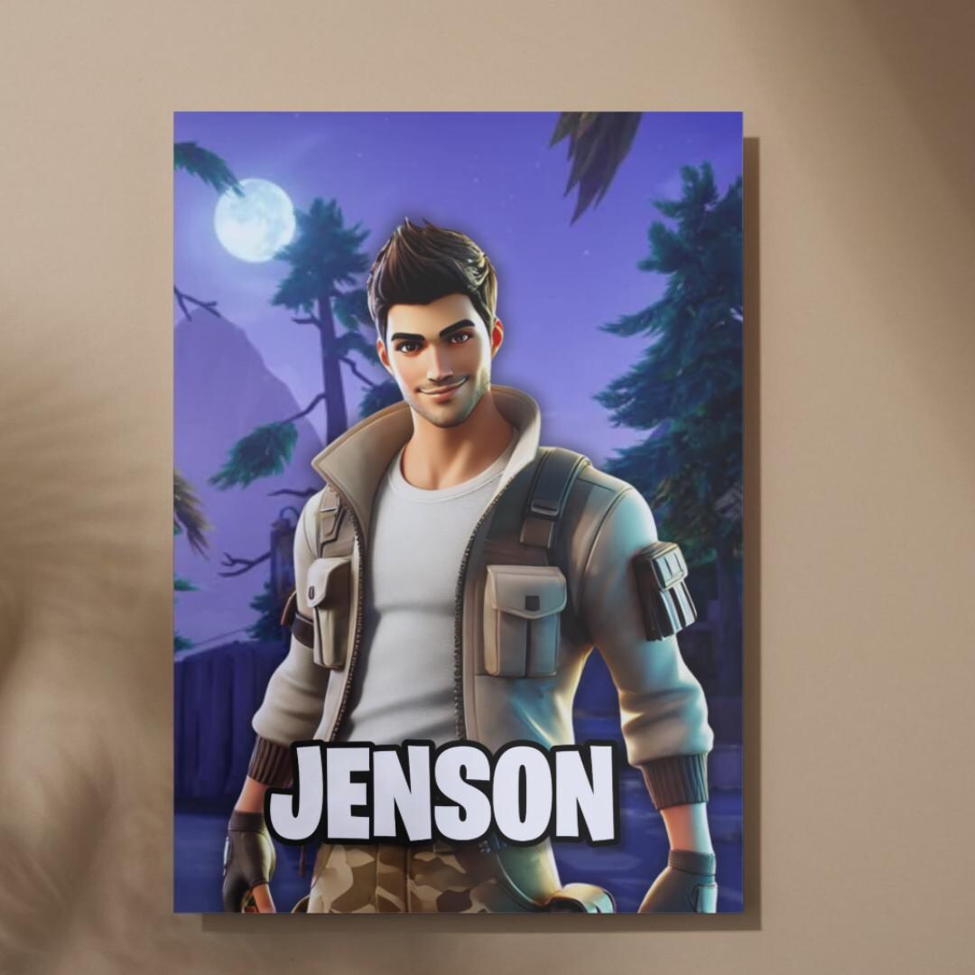 Custom Battle Royale-style Portrait – Unique Digital Artwork - Etsy