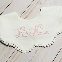 Baby Bibs Pull Over Stretch Neck Double Sided Flannel, Soft, Absorbable ...