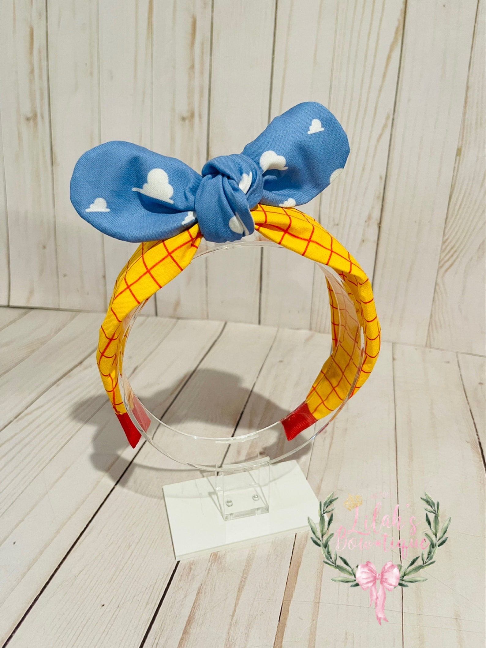 Custom Andys Room Disney Toy Story Woody Fabric Knotted | Etsy