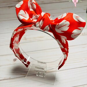 Custom Disney Lilo Inspired Fabric Knotted Bow Headband Perfect Size ...