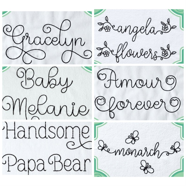 Custom Embroidered Floral Initial Monogrammed Girls Denim - Etsy