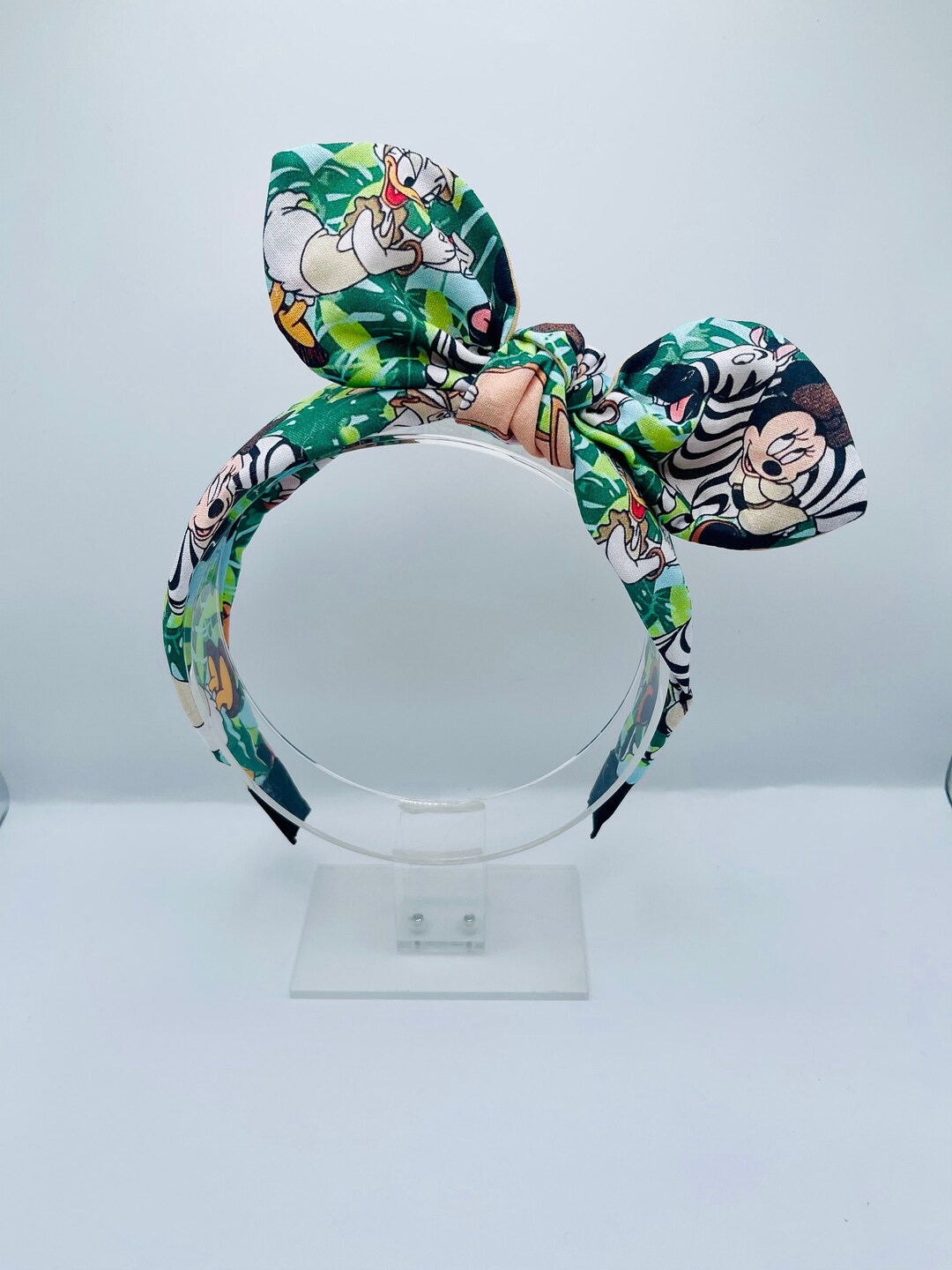 Custom Disney Animal Kingdom Safari Fabric Knotted Bow Headband Perfect ...
