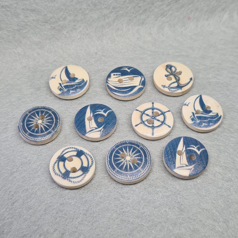 Nautical Buttons - Etsy