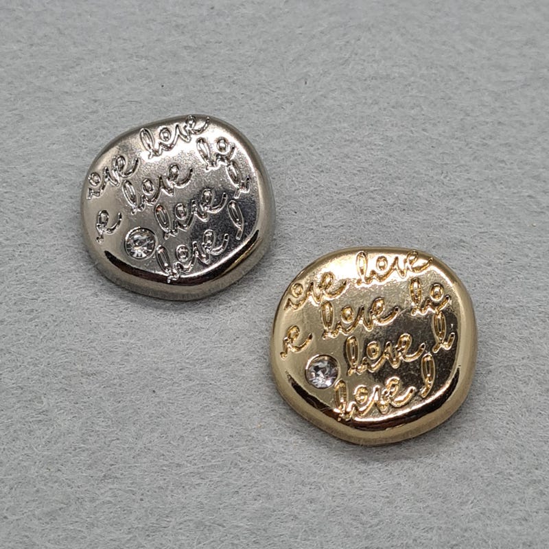 Embossed Buttons - Etsy