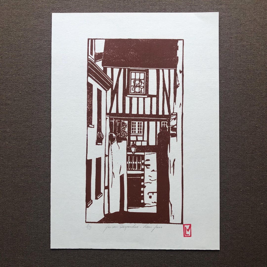 Old Mans (the Hanging House), Engraving - Art Print - Etsy
