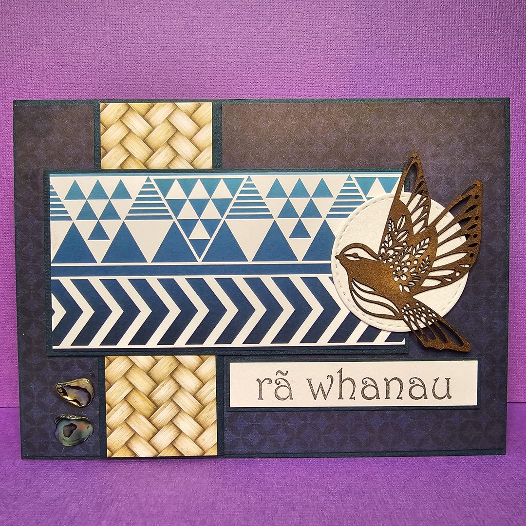 Handmade. Maori Greeting Card. Ra Whanau Birthday Card. - Etsy