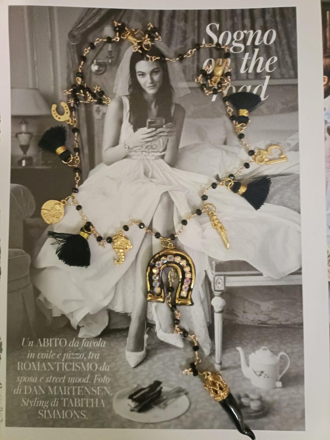 La Fortuna,italian Ceramic Rosary Amulets, Goodluck Necklace,glamour ...