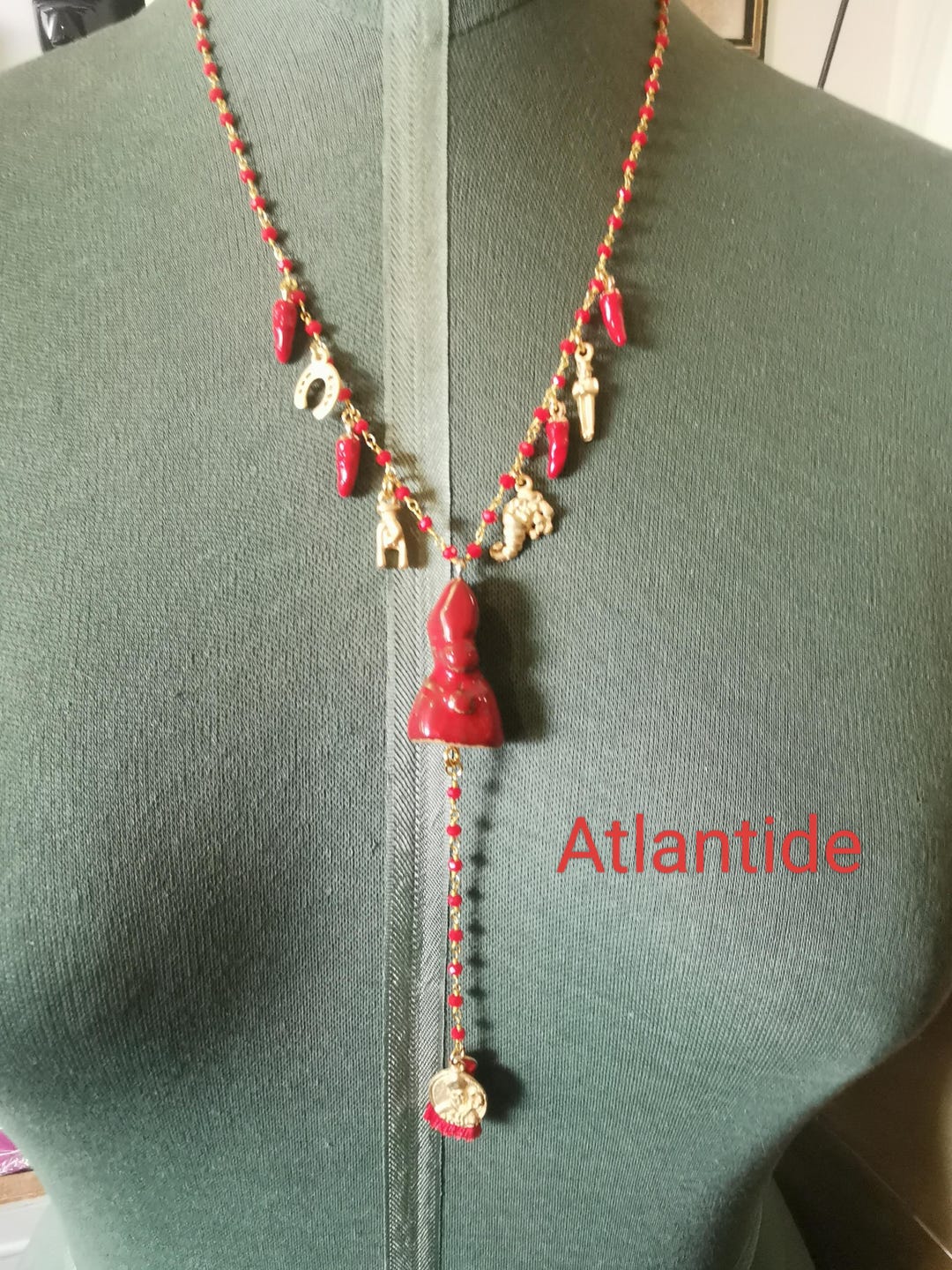 Collana Rosario San Gennaro,collana Napoletana,collana Italiana - Etsy
