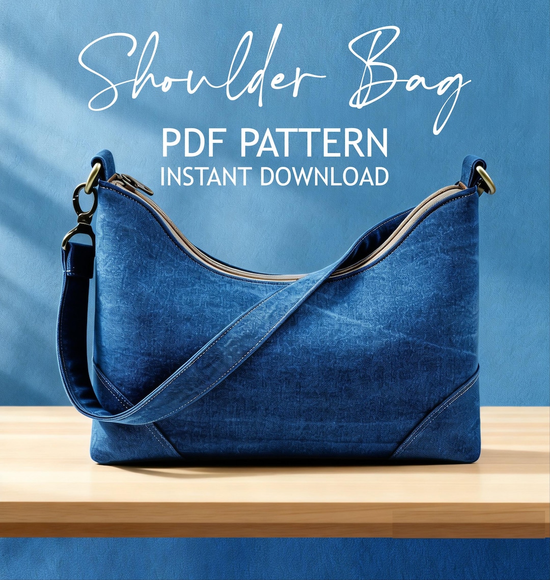 Shoulder Bag Pattern | PDF | Sewing Pattern, Instant Download - Etsy