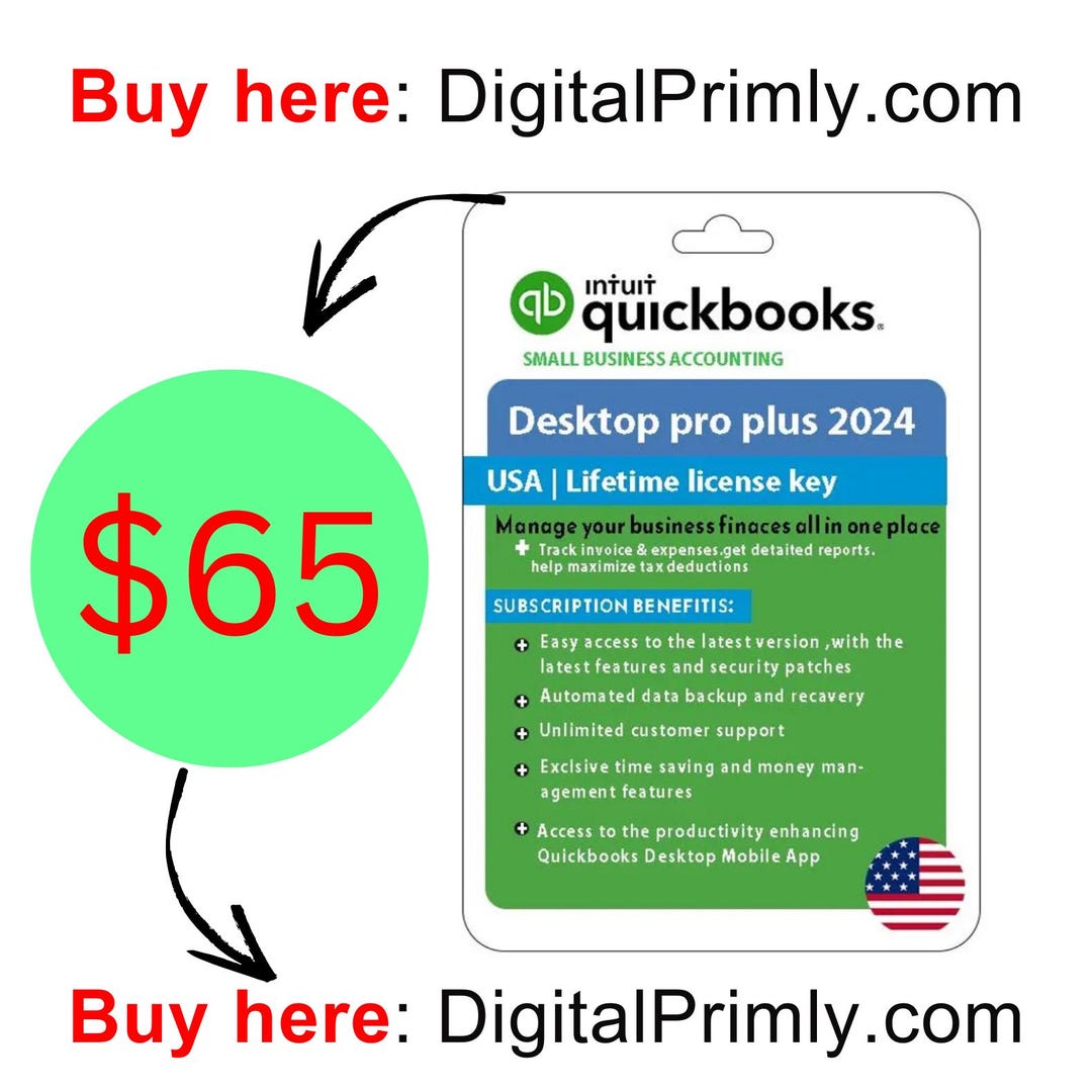Quickbook Desktop Pro Plus 2024 for Windows | No Subscription ...