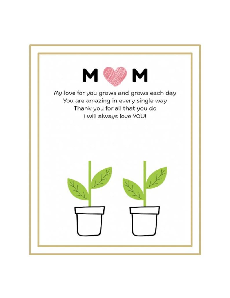 Mother's Day Handprint Craft | Art Project - Etsy