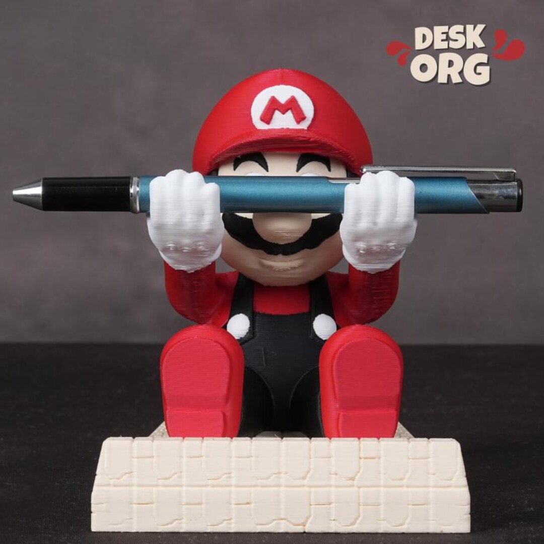 Mickey Mouse Pen & Phone Holder, Desk Organizer, Disney Pen Holder, 3D ...