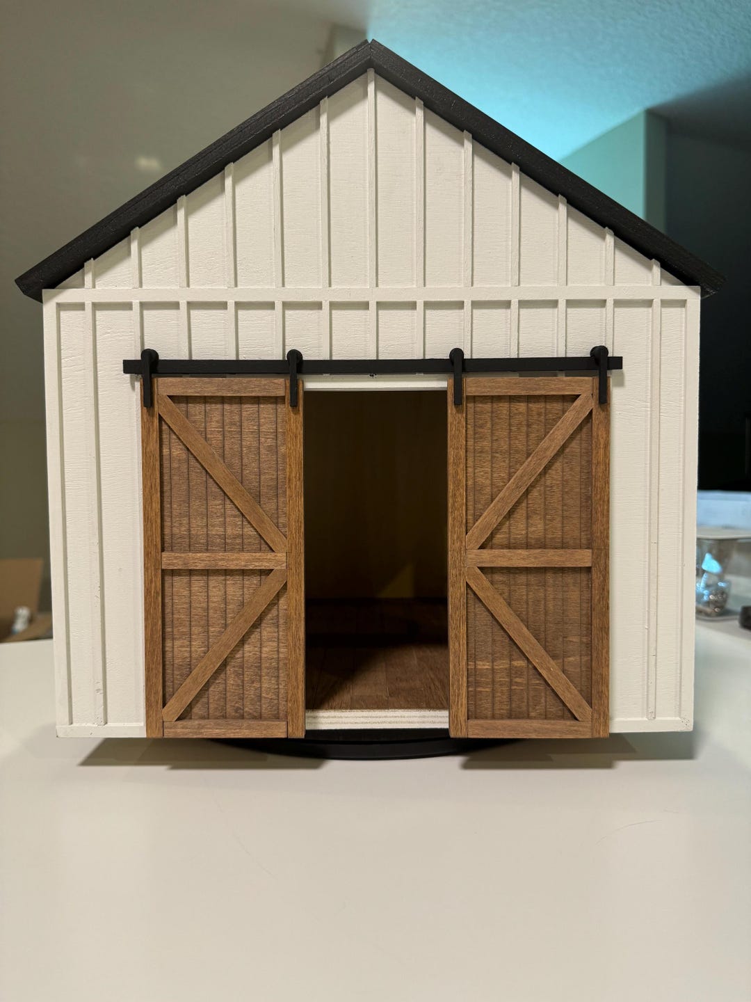Bart's Barn - DIY Miniature Farmhouse Barn Kit - 1:12 Scale Dollhouse ...