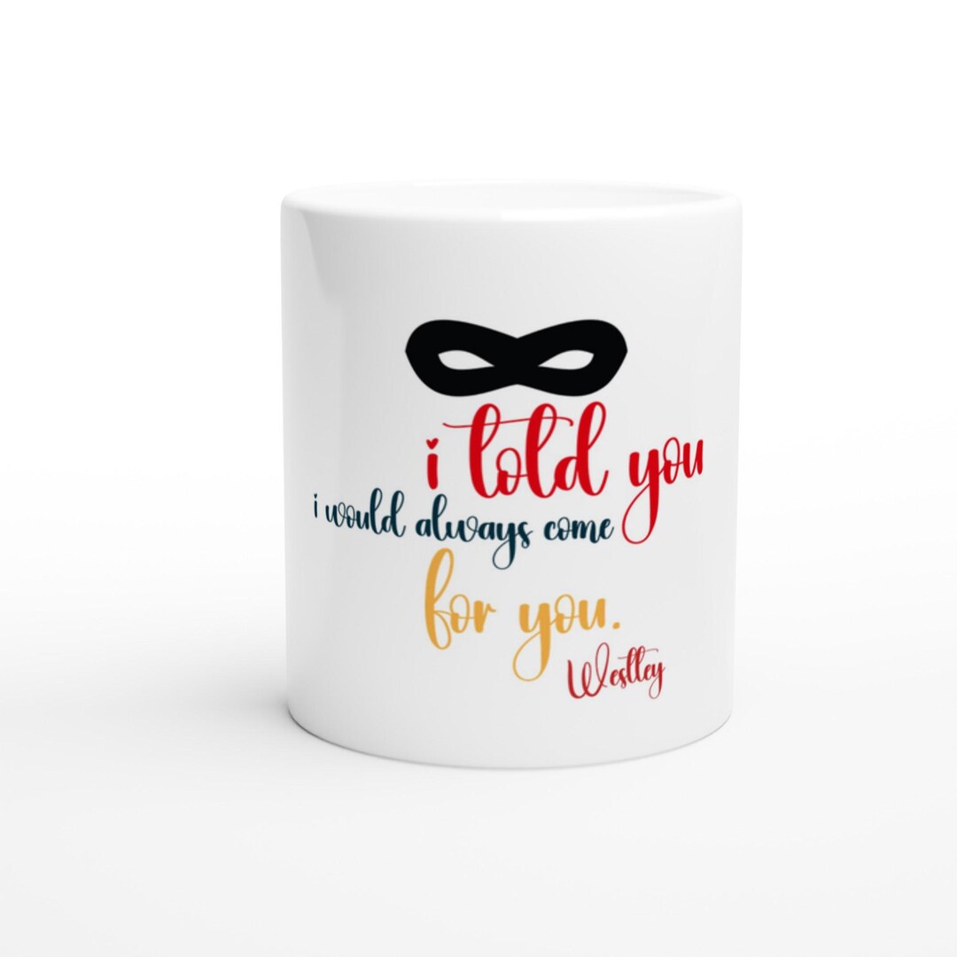 The Princess Bride Mug: Westley Quote, Romantic Ceramic Mug - Etsy