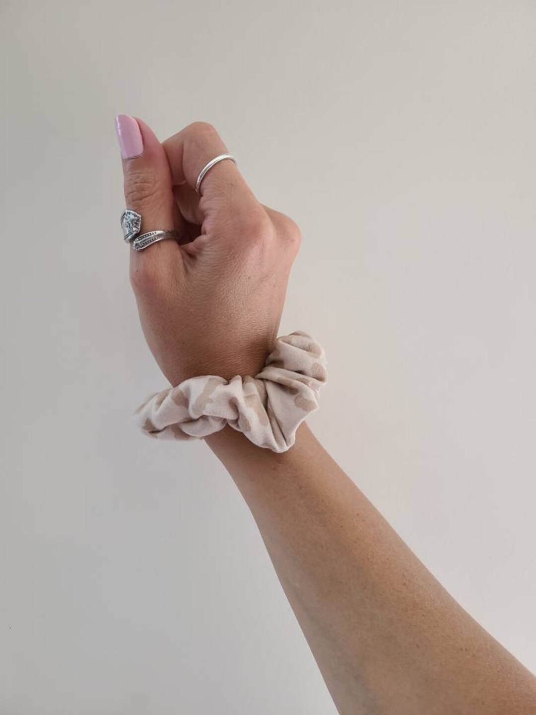The Skinny Scrunchie. Double Brushed Poly Knit Leopard - Etsy