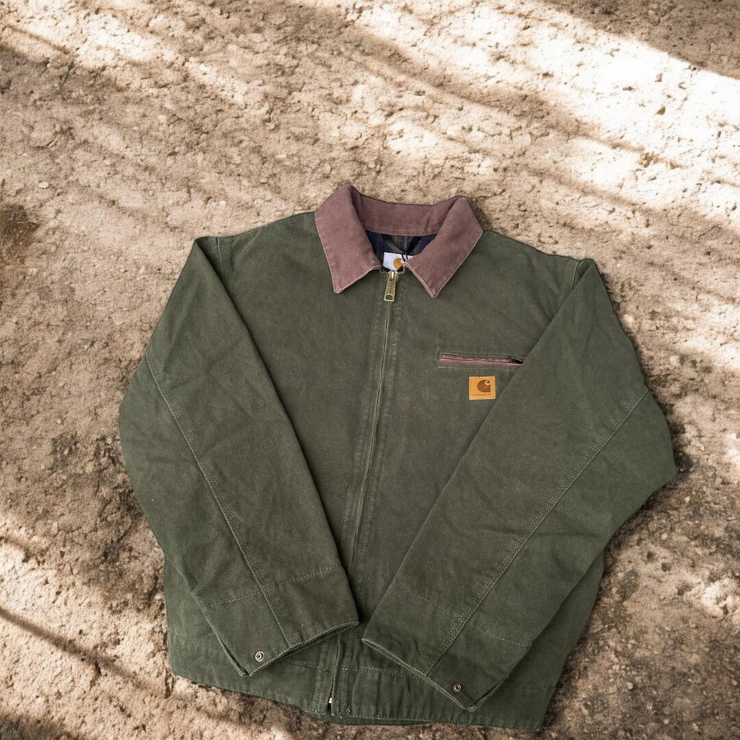 Retro J97 Moss Detroit Work Jacket - Reworked Vintage Workwear Jacket ...