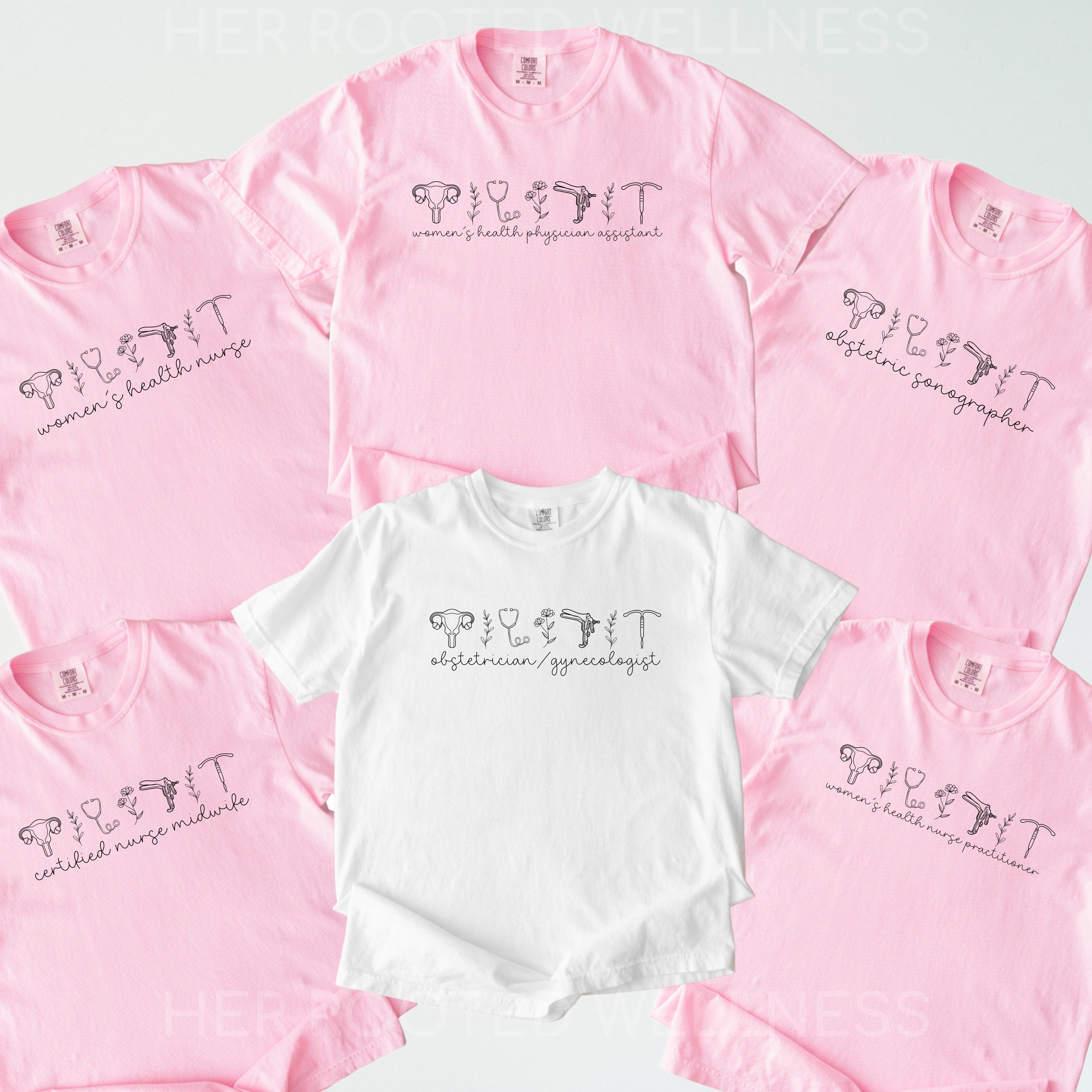OBGYN Clinic Team Shirts | Women's Health Group Tees | Whnp, Cnm, OB ...
