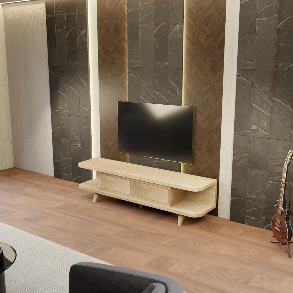 Tv Units Tv Console Oak Tv Unit Console Rectangular Cabinet With ...