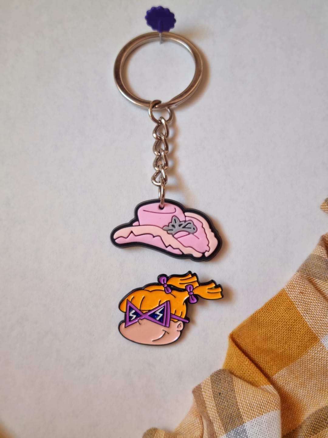 Rugrats Angelica Set: Cowgirl Pin + Keychain | 3 Different Styles ...