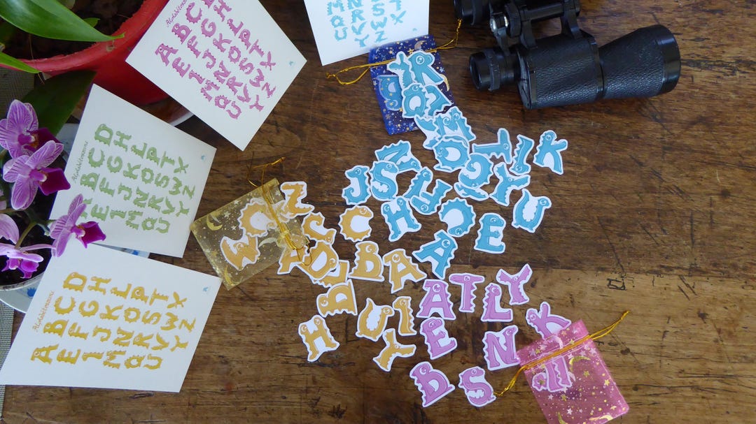 Magnet Alphabet With 26 Letters in 4 Colors of Your Choice* - Etsy