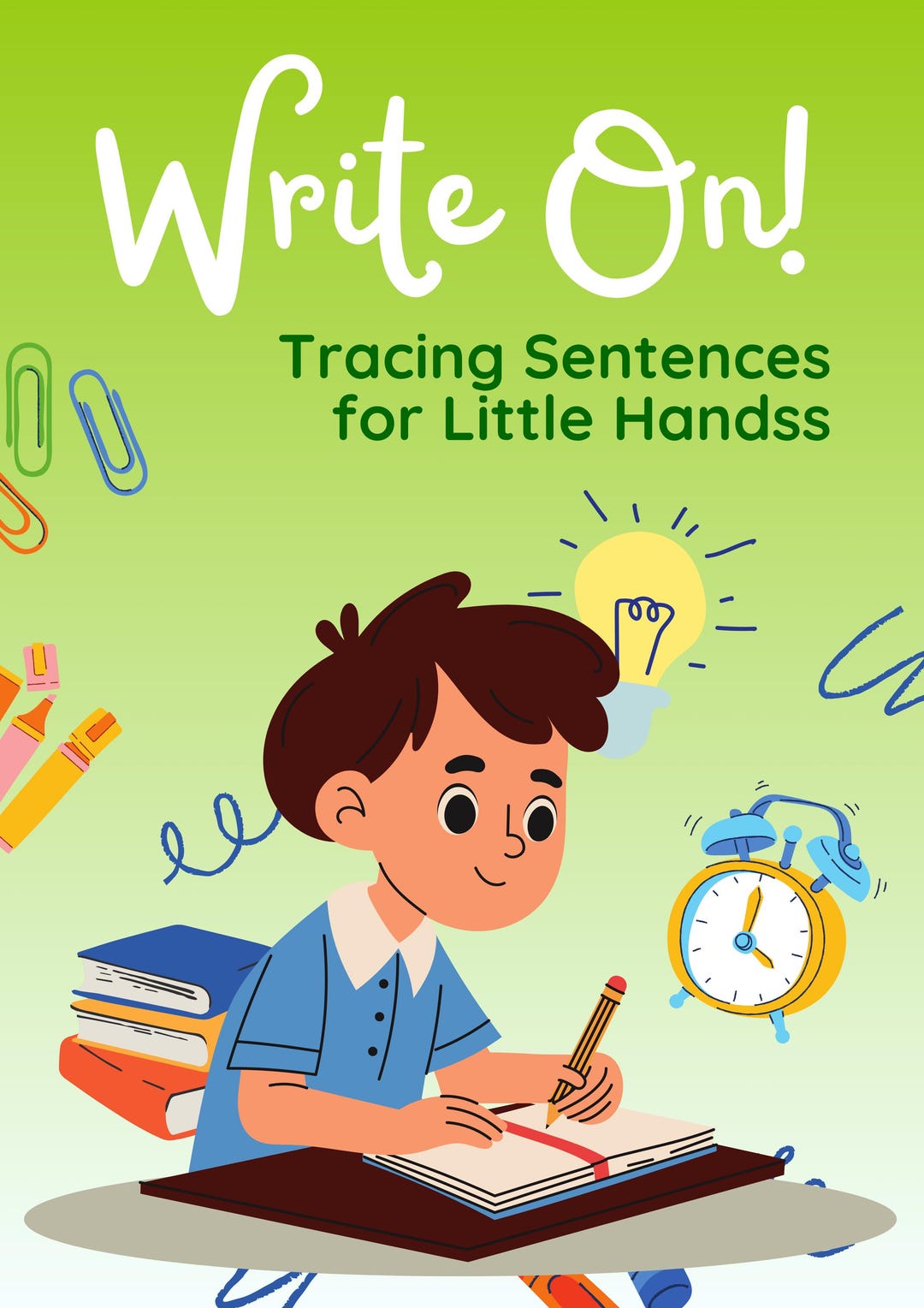 Sentence Tracing Worksheet - Etsy