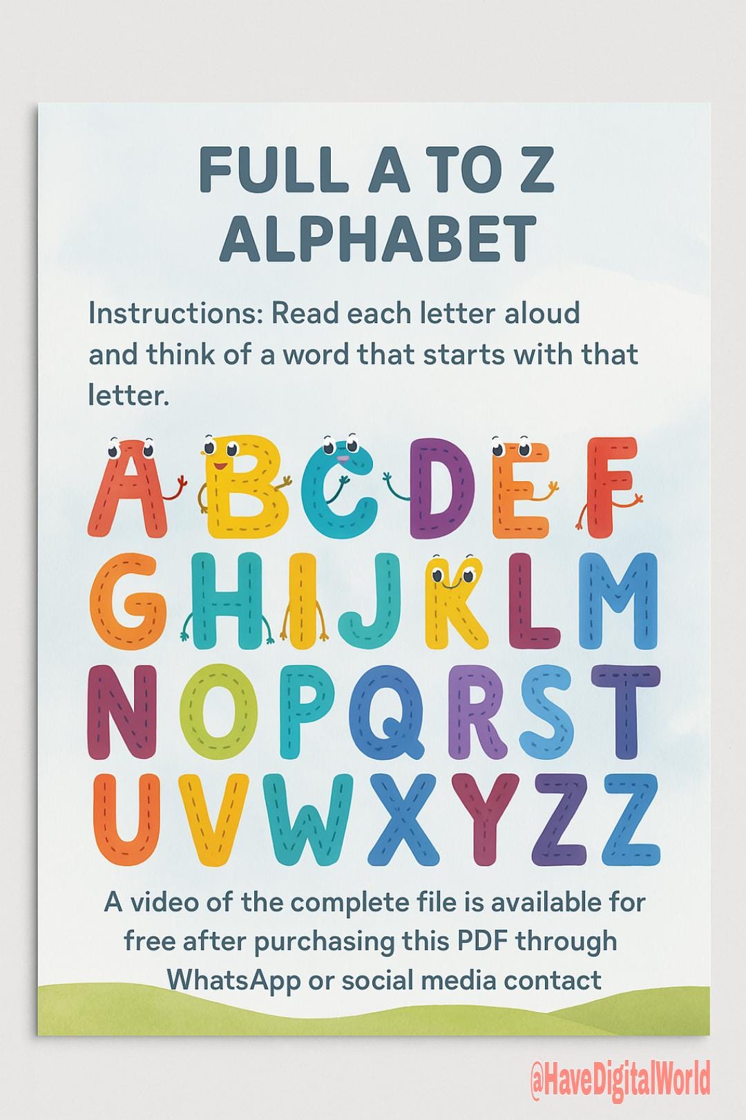ABC Alphabet Learning for Kids | ABC Alphabet Learning Printables | ABC ...