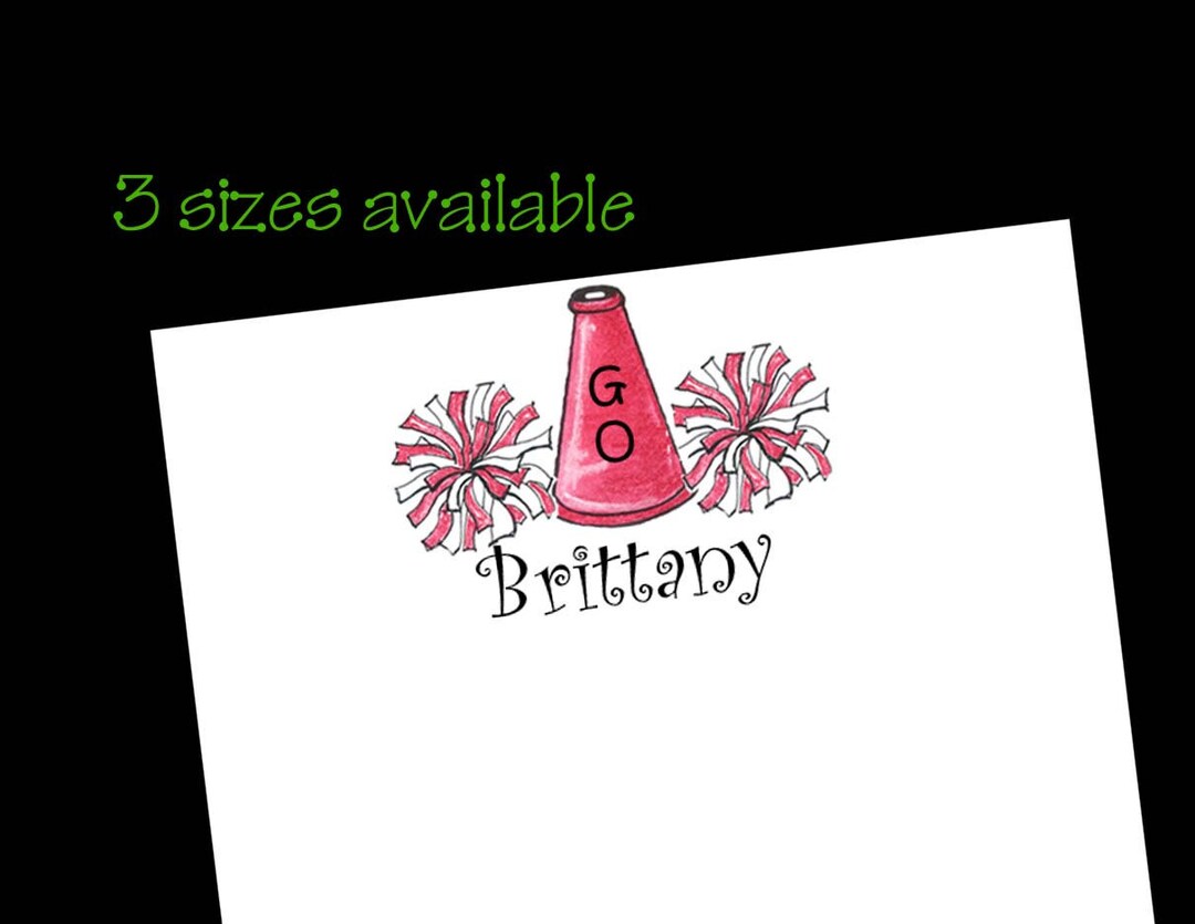 Cheer Notepads, Cheerleader Stationery, Cheer Team Gift - Etsy