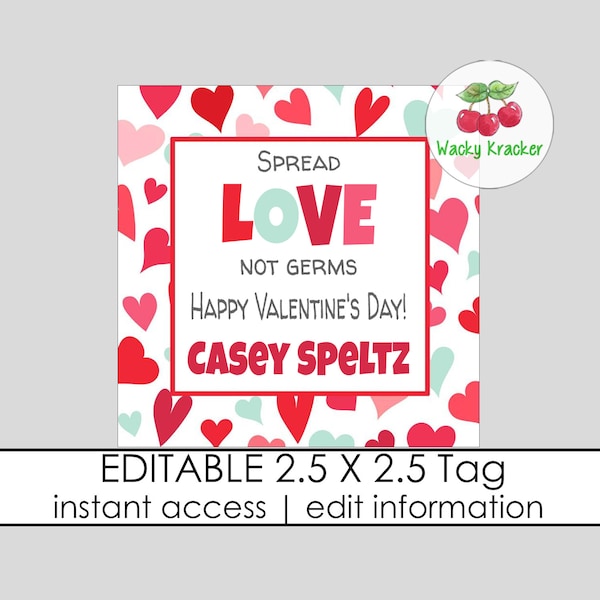 Spread Love Not Germs - Etsy