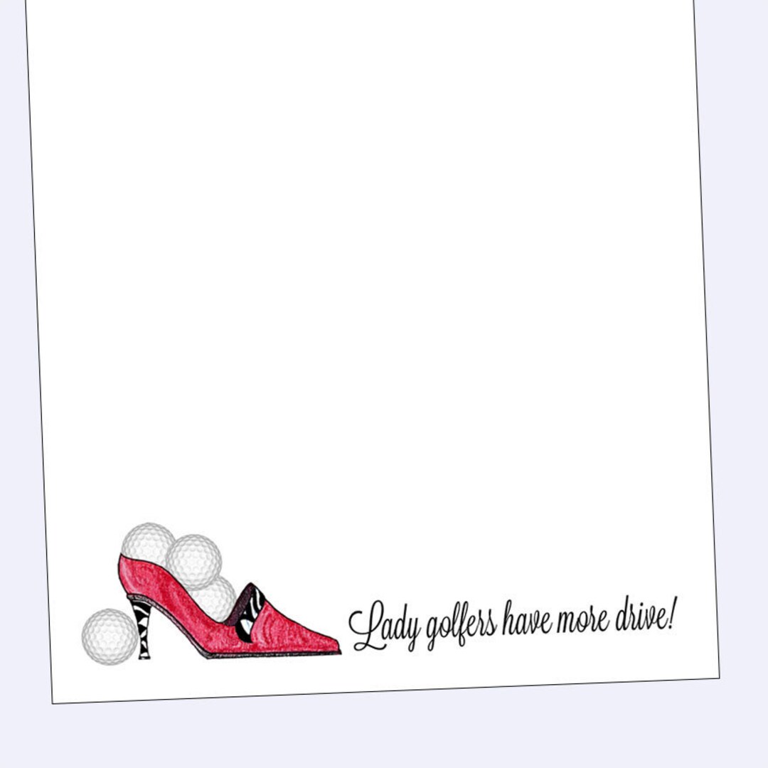 Golf Notepad, Gift for Golfer, Personalized Stationery, Golf Gift, Gift ...