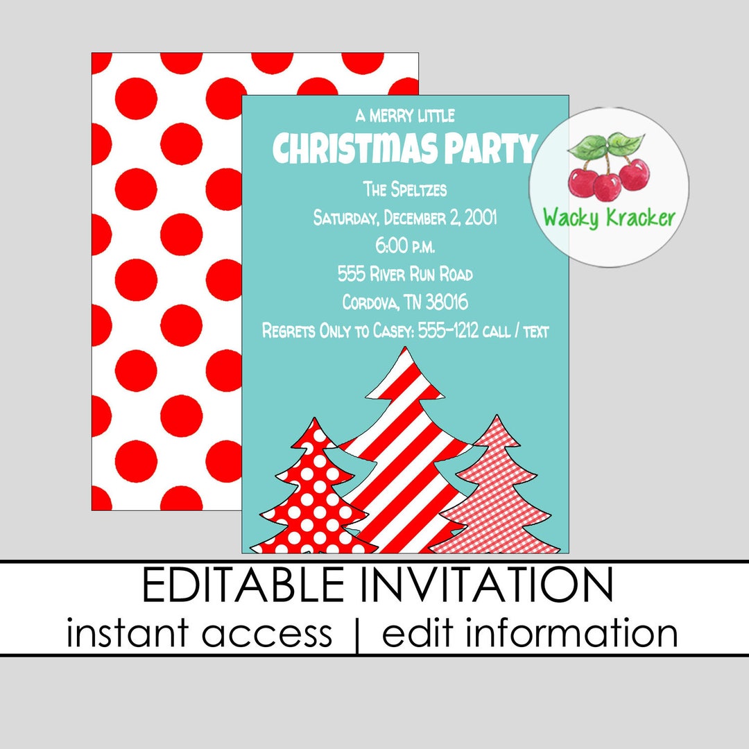 Invito alla festa di Natale, Festa aziendale, Modello modificabile ... Invito alla festa di Natale, Festa aziendale, Modello modificabile ...