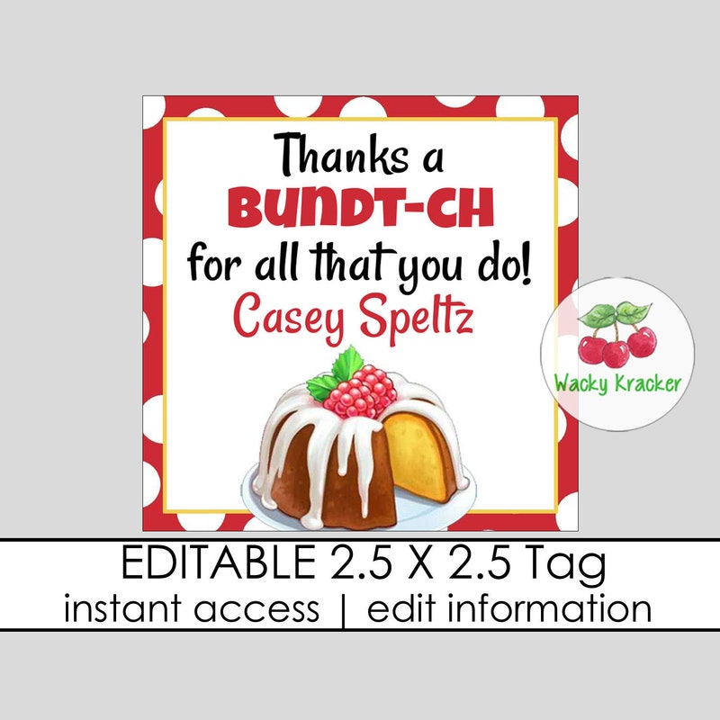 Thanks a Bundt - Etsy