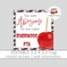 Candy Apple Gift Tag Awesome to the Core Picked a Better - Etsy