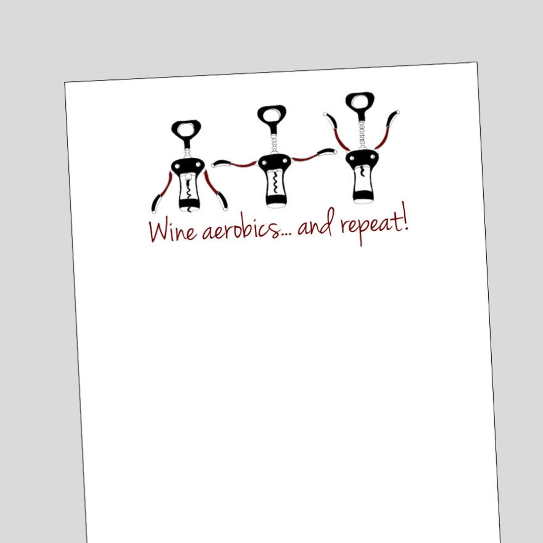 Wine Notepads, Personalized Notepad, Gift for Wine Lover, Funny Wine ...