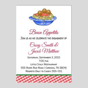 Spaghetti Dinner Invitation, Italian Invite, Church Flyer, Editable ...