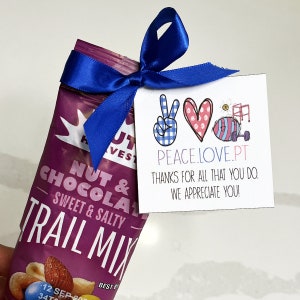 Physical Therapy Appreciation Week Printable Tag, Thank You Gift Tag ...