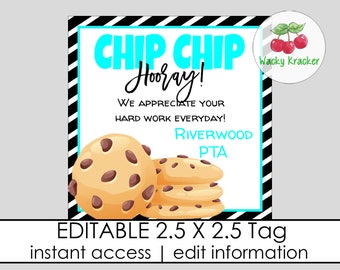 Cookie Thank You Sign Appreciation Week Teacher Staff Nurse - Etsy