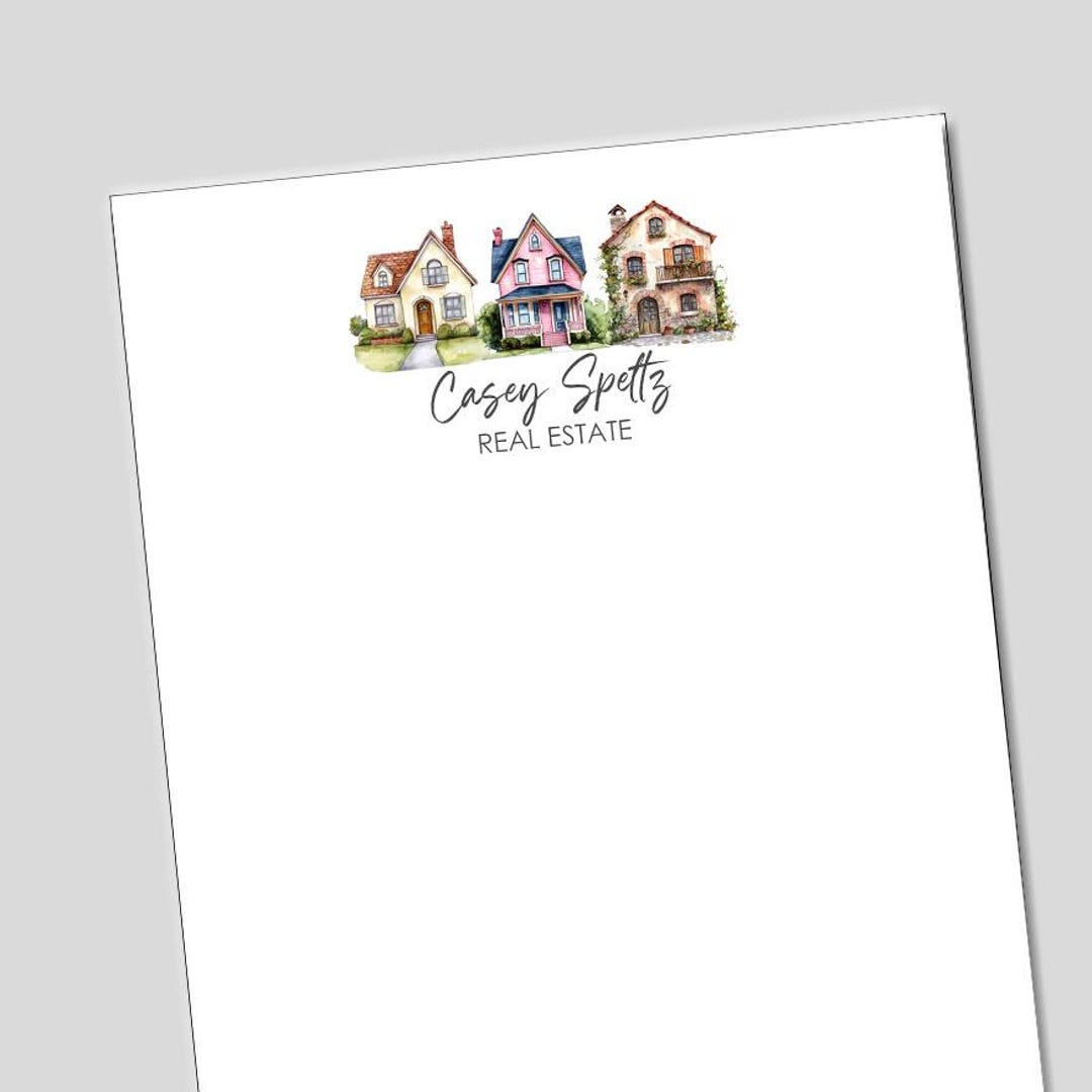 Personalized Home Notepad, Open House Notepad, Real Estate Agent, Home ...