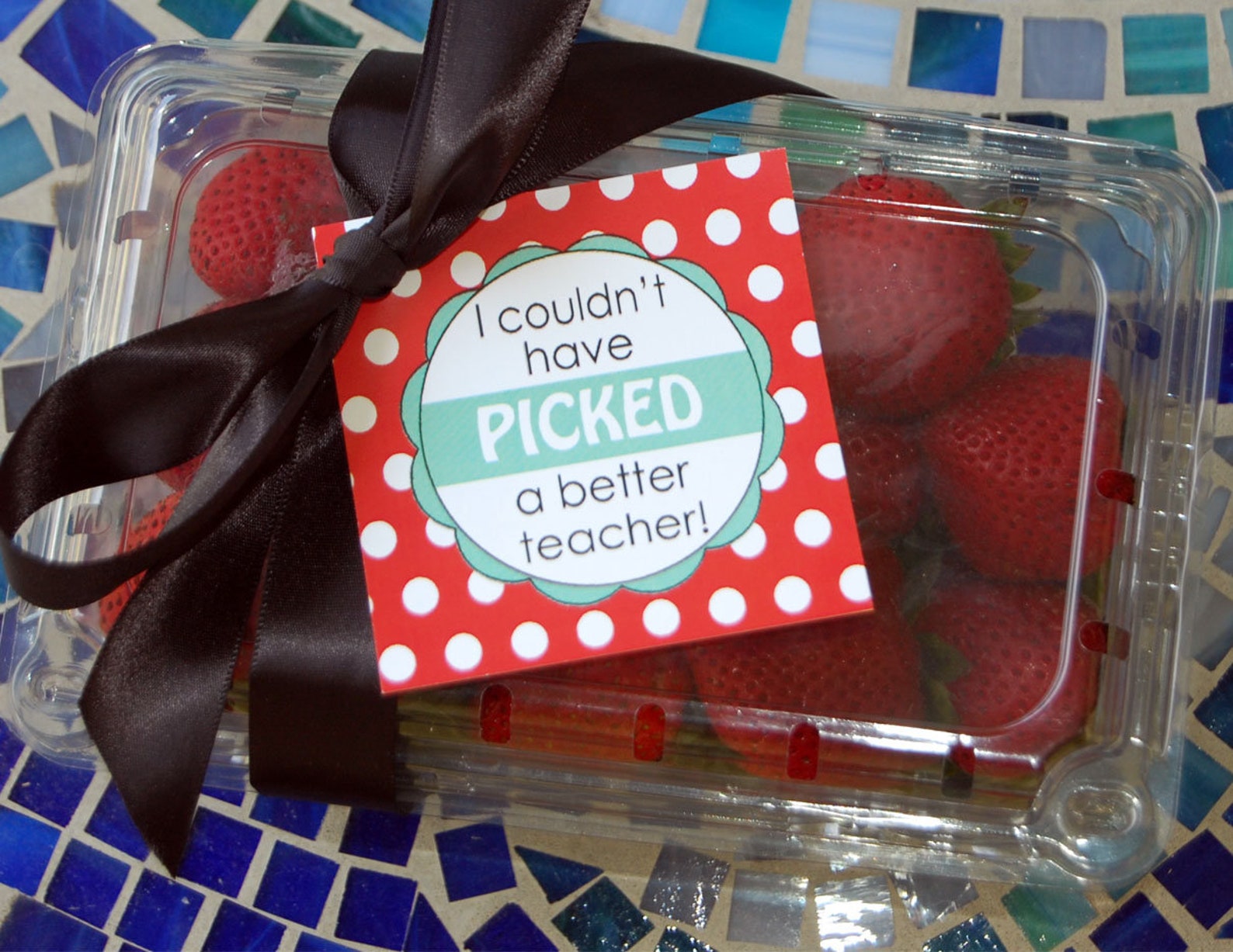 Teacher Gift Tag Picked a Better Fruit Gift Tag Teacher - Etsy