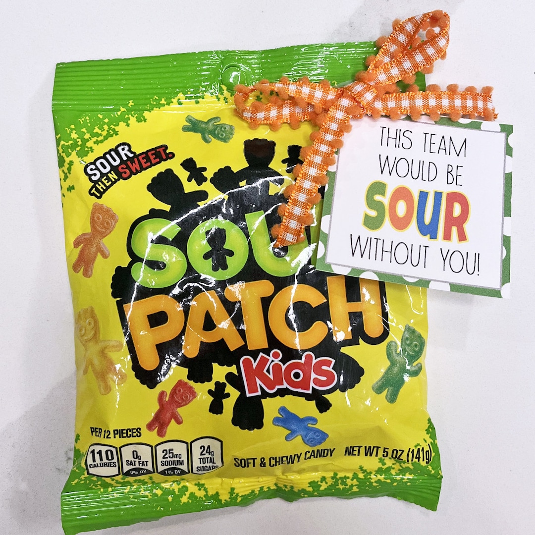 Sour Tag, Appreciation Gift, Random Act of Kindness, Printable Tag ...