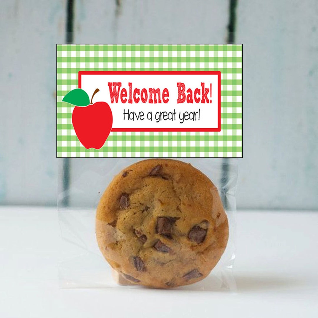 Back to School Treat Bag Toppers, Instant Download, Printable Treat ...