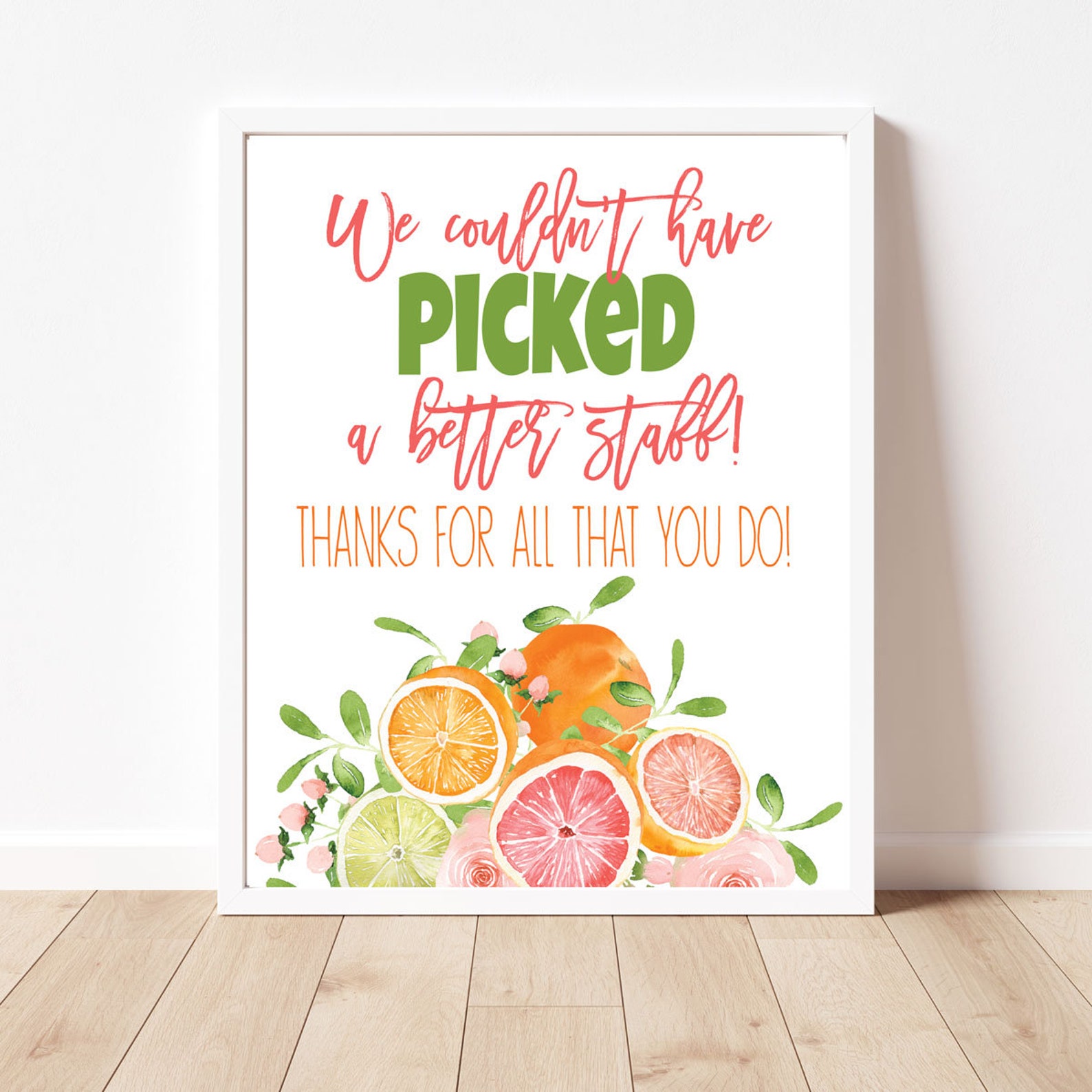 Fruit Sign Teacher Appreciation Week Instant Download Snack - Etsy
