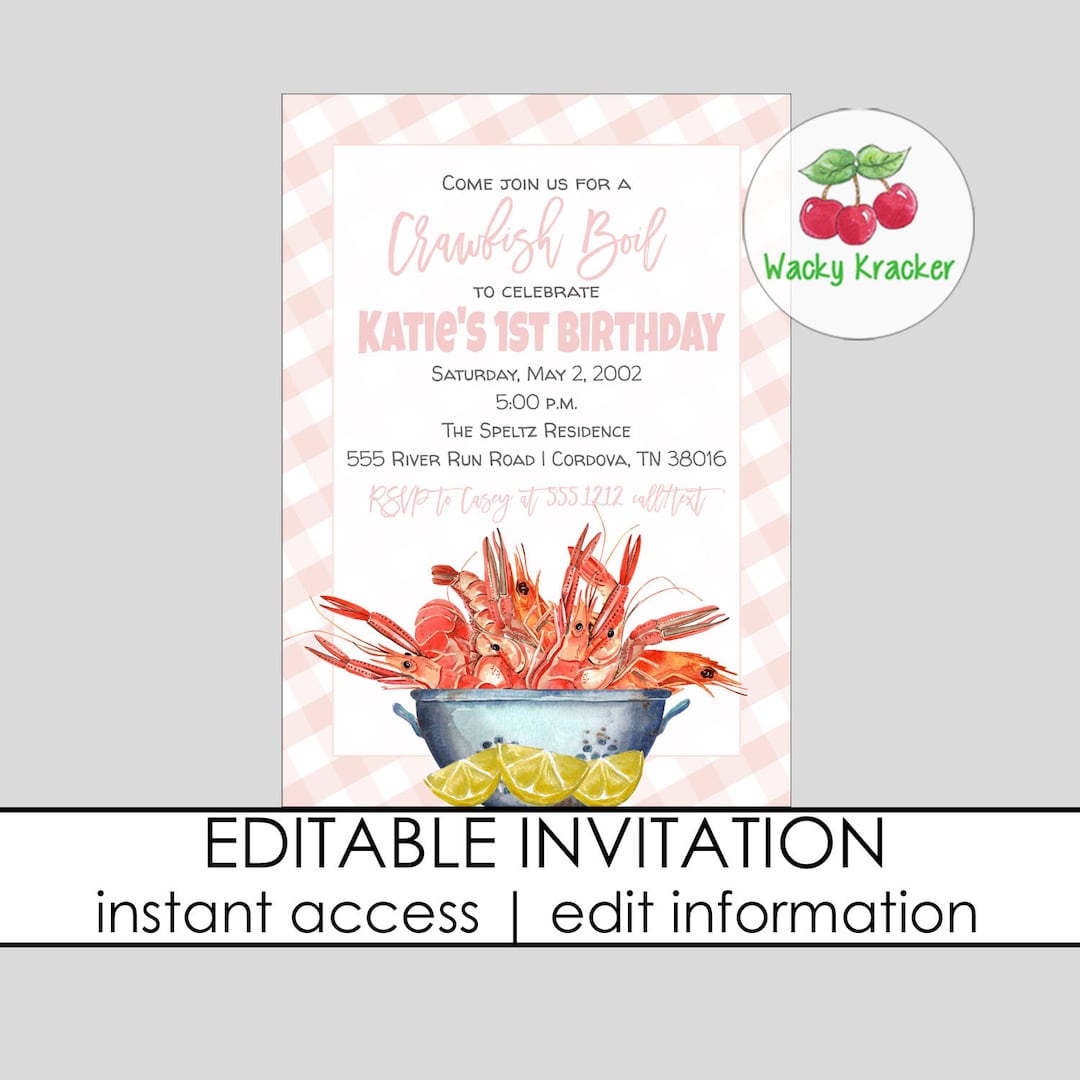 Low Country Boil, First Birthday, Shrimp Boil, Crawfish Boil, Seafood ...