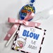 You Blow Me Away, Tag for Gum, Appreciation Gift, Instant Download ...