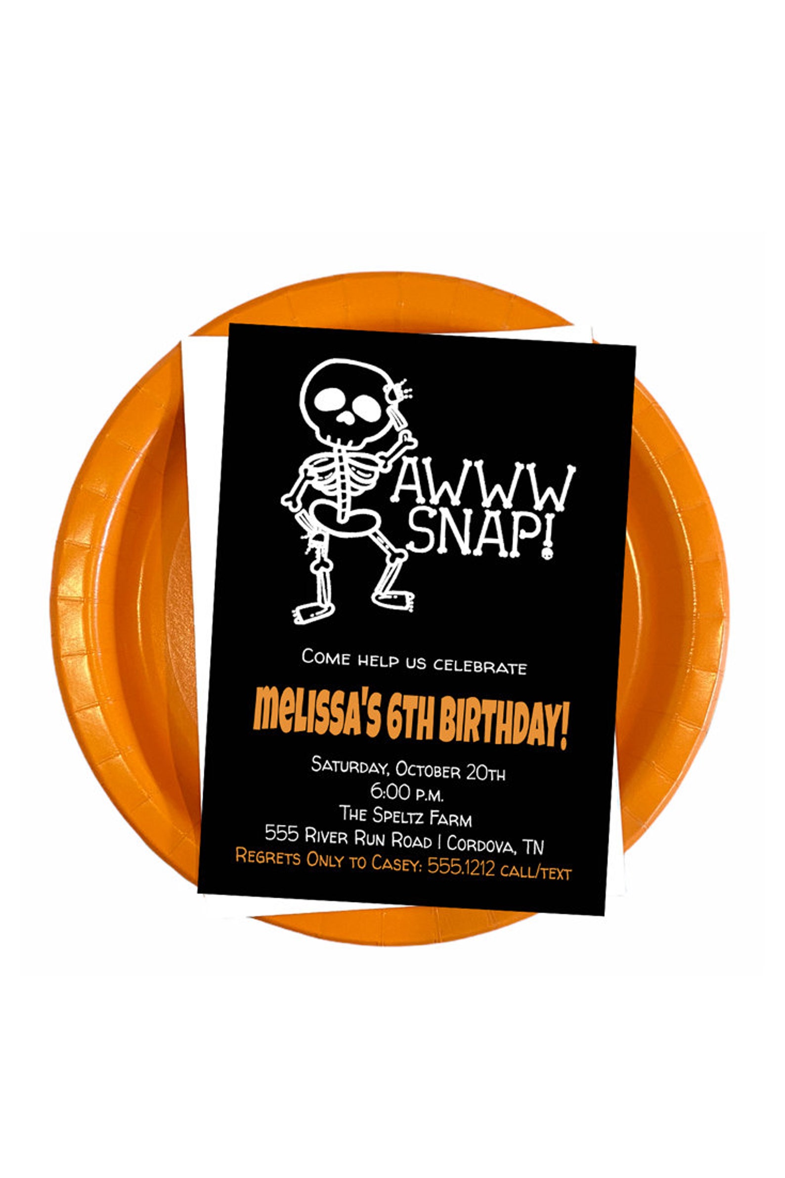 Skeleton Invitation Skeleton Invite Halloween Birthday - Etsy