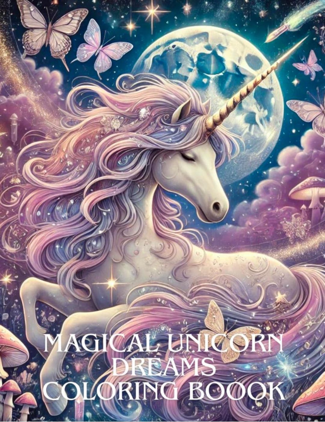 Unicorn Fantasy Coloring Pages | Magical Unicorn Printable Coloring ...