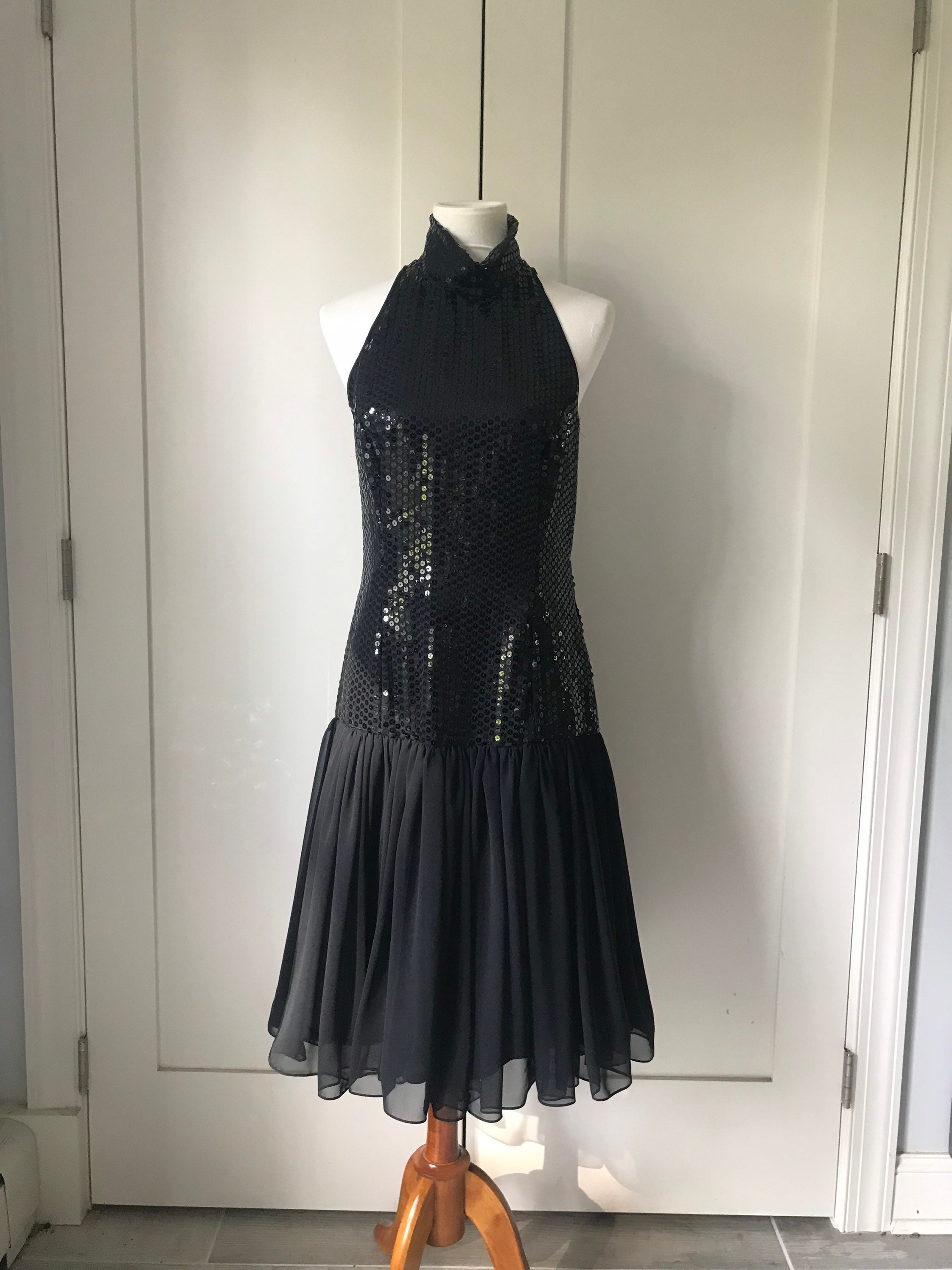Amazing Vintage Nan Duskin 1980s Sequin Drop Waist - Etsy