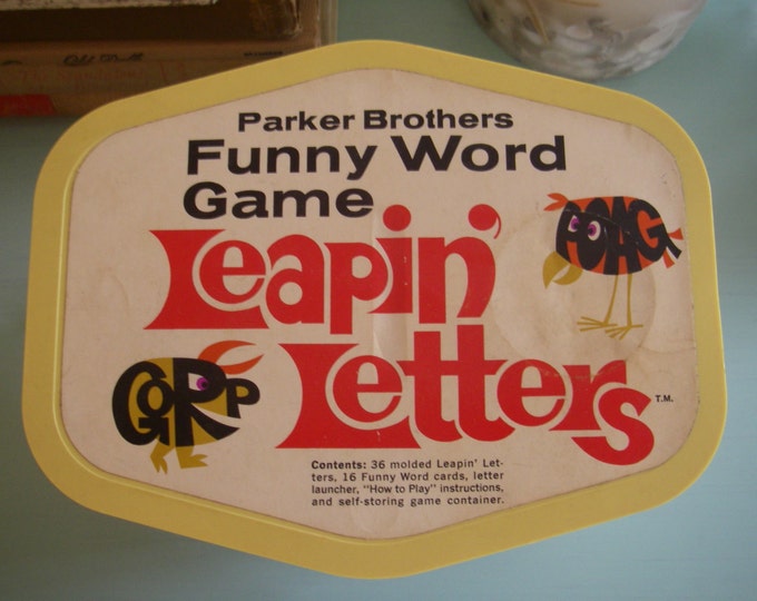 Vintage Leaping Letters Word Game - Etsy