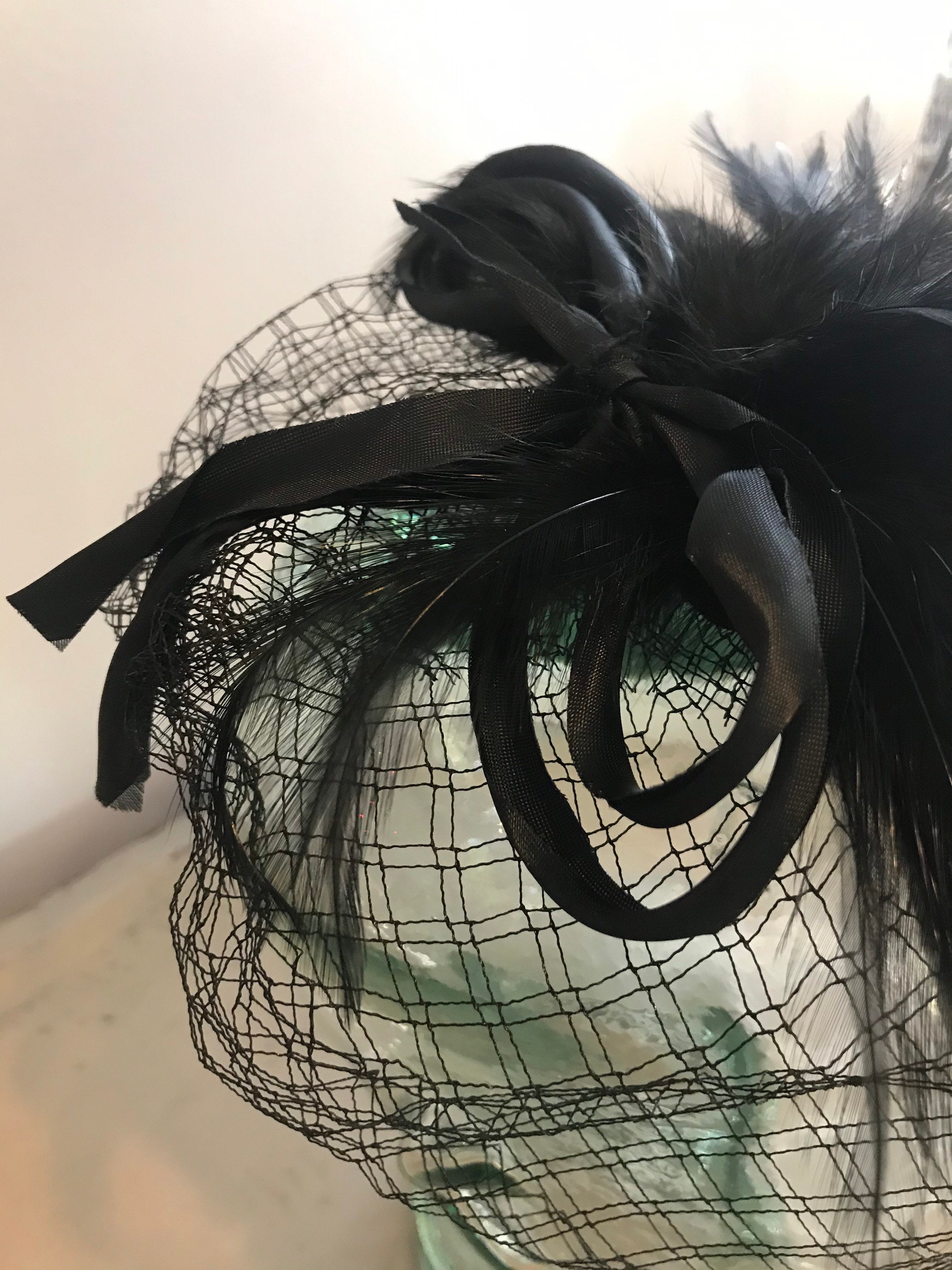 Beautiful Feather Fascinator - Etsy